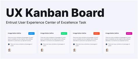 UX Kanban Board Figma