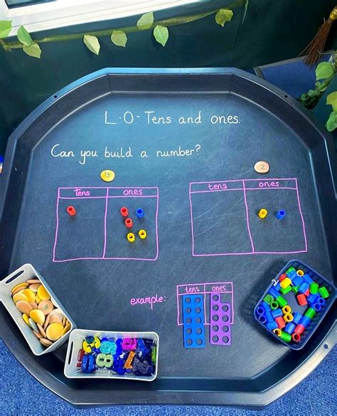 Identifying Tens And Ones Place Value Maths Tuff Tray Tuff Tray