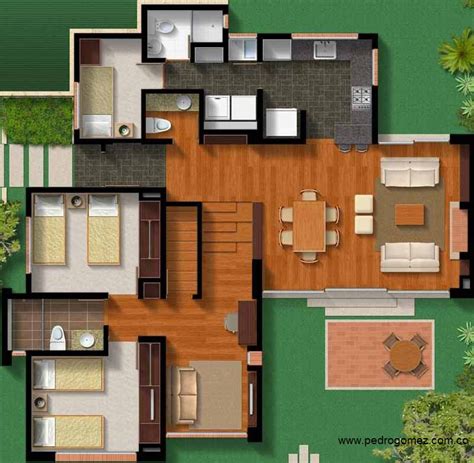Plano Para Casa Amplia