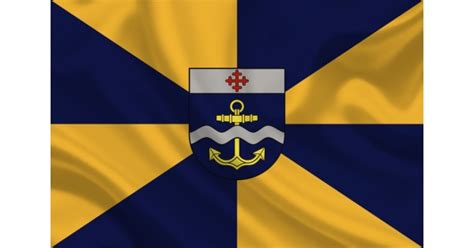 Bandeira da cidade de Itajaí SC Ecco Bandeiras