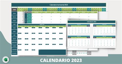 Plantilla Calendario 2023 En Excel Descarga Gratis Excel Para Todos