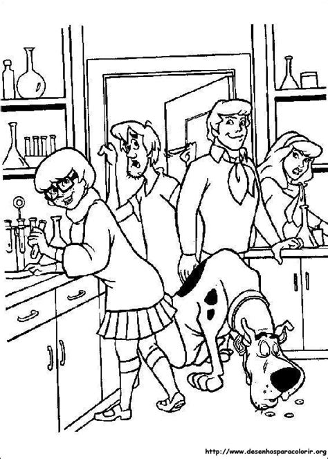 Brincando De Desenhar Etc E Tal Desenhos Para Colorir Scooby Doo