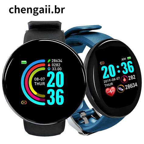 D18 Y68 relógio inteligente Prova D ÁGua Bluetooth Pulseira Smart