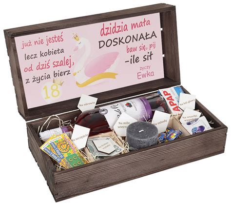Prezent na 18 URODZINY DLA NIEJ NIEZBĘDNIK PUDEŁKO 9852989526 Allegro pl