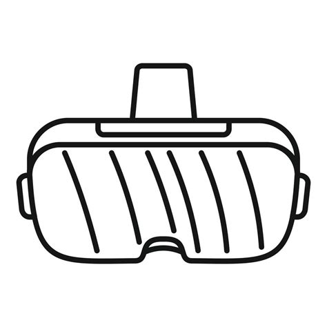 Vr Headset Icon Outline Style Vector Art At Vecteezy