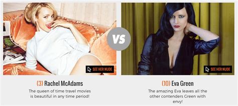 Mr Skin On Twitter 2017 Whack It Bracket Sexy 16 Rachel Mcadams Vs Eva Green Retweet