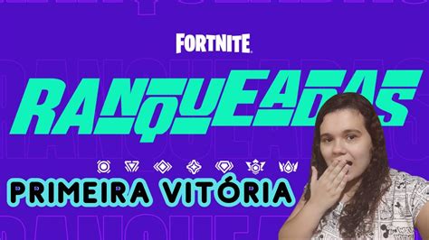 MINHA PRIMEIRA VITÓRIA NA RANQUEADA DO FORTNITE YouTube