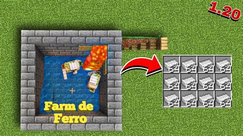 Como Fazer Uma Farm De Ferro Super Facil Rapido E Eficiente