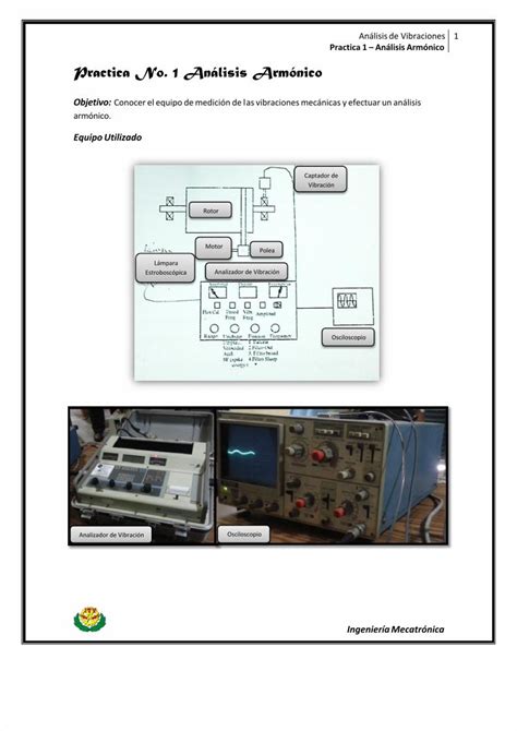 PDF Practica No 1 Analisis De Vibraciones DOKUMEN TIPS