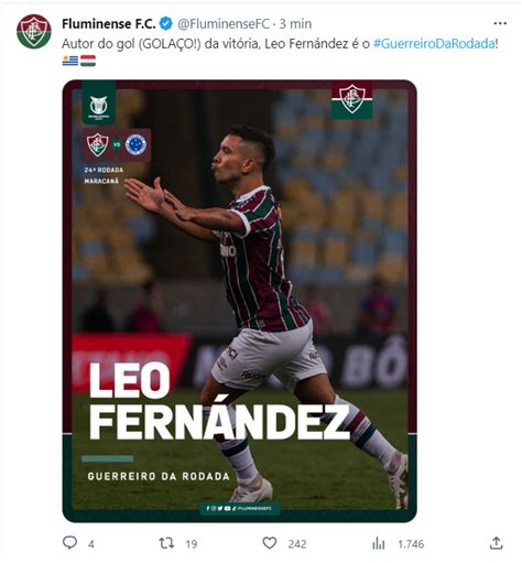 Leo Fernández é eleito Guerreiro da Rodada por atuação contra o