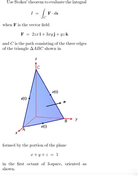 solved use stokes theorem to evaluate the integral i f ds