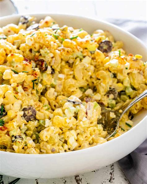 Deviled Egg Macaroni Salad Jo Cooks
