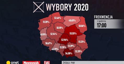 Wybory prezydenckie 2020 Gdzie najwyższa i najniższa frekwencja