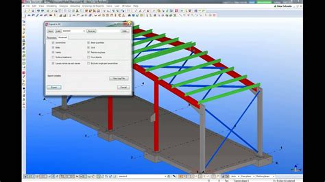 Tekla Structures IFC Export In Tekla Structures Version 20 YouTube