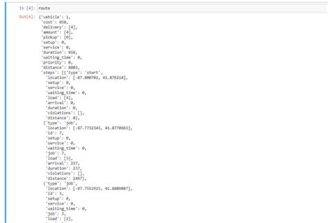 Exporting Geojson Output To Pandas Dataframe Openrouteservice