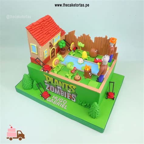 Torta Plantas Vs Zombies 1 The Cake Tortas