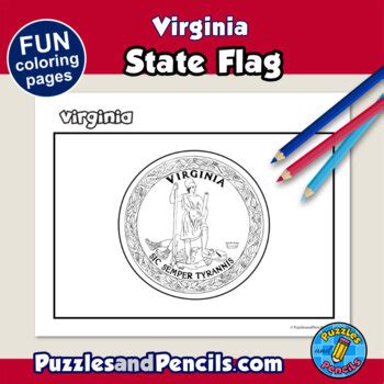 Coloring Pages Of Virginas State Symbols