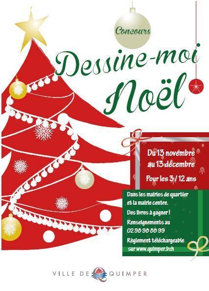 Concours de dessin de Noël pour les enfants de Quimper Penhars Infos