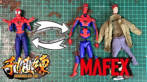 Sentinel Spider Man Body Swap With Mafex Peter B Parker YouTube