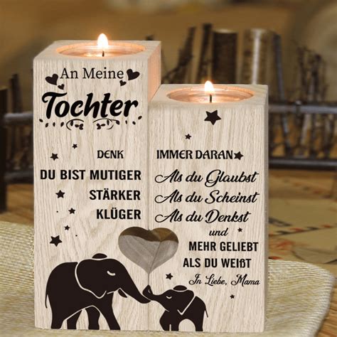 Kettenmachen An Meine Tochter Von Mama Kerzenhalter H Lzerne