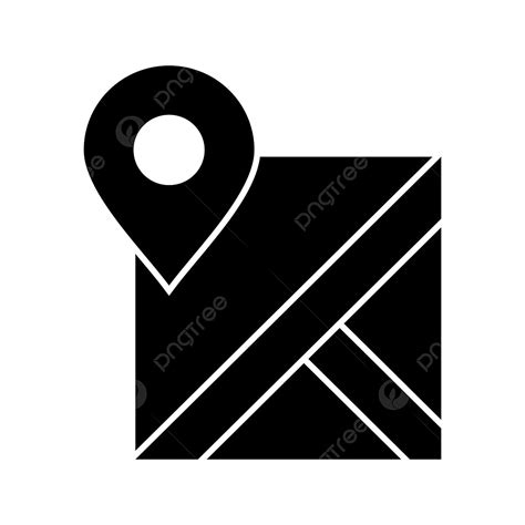 Symbol Für Vektorlokalisierung Standort Ikonen Standort Symbol Route