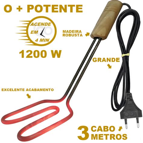 Acendedor de Carvão Elétrico P Churrasqueira Super Potente