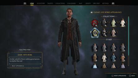 Hogwarts Legacy How To Change Gear Appearance And Hide Items Push Square