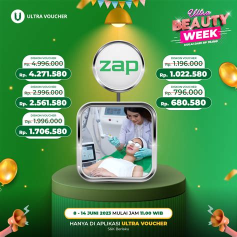 Festival Ultra Beauty Week Promo Klinik Kecantikan Hingga 30