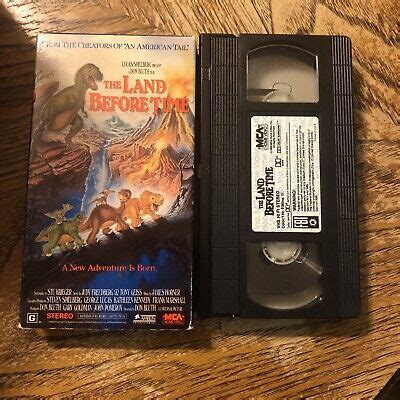 THE LAND BEFORE Time VHS MCA Universal Home Video Tape 9 22 1 70
