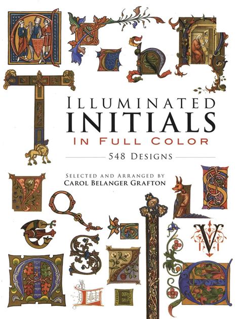 Illuminated Initials In Full Color By Dover Publications Ebooks