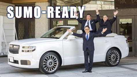 Toyota Century SUV Convertible Is A Custom Parade Vehicle For Sumo