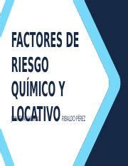 Factores De Riesgo Quimico Y Locativo Pptx Factores De Riesgo