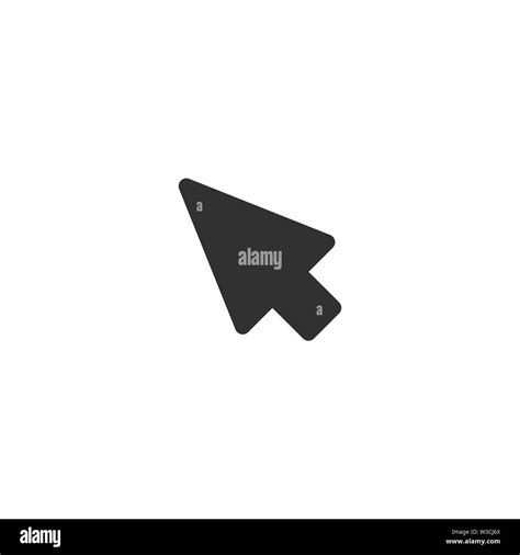 Arrow Mouse Cursor Isolated Pointer Icon Vector Illustration Stock