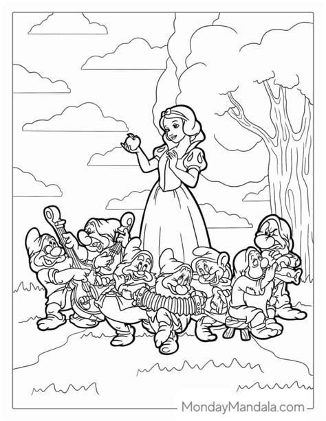 Snow White Printable Coloring Pages