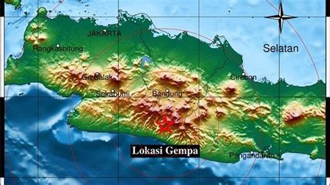 Gempa Terkini Di Jawa Barat Malam Ini Terjadi Di Bandung Dan Sukabumi