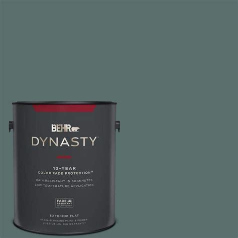 BEHR DYNASTY 1 Gal 490F 6 Agave Frond Flat Exterior Stain Blocking