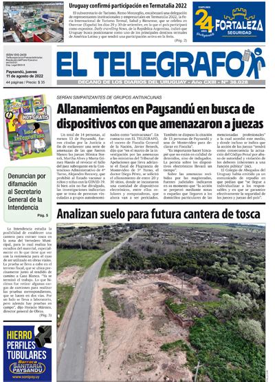 Edición 11 08 2022 Diario El Telégrafo