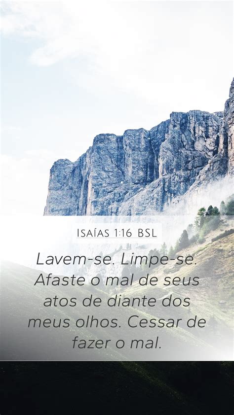 Isaías 1 16 BSL Mobile Phone Wallpaper Lavem se Limpe se Afaste o