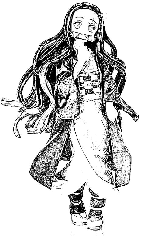 Demon Slayer Coloring Pages Nezuko Fan Fiction Colorear Anime Porn