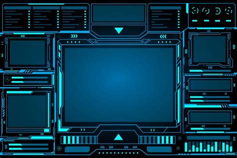 Premium Vector Control Panel Abstract Technology Futuristic Interface