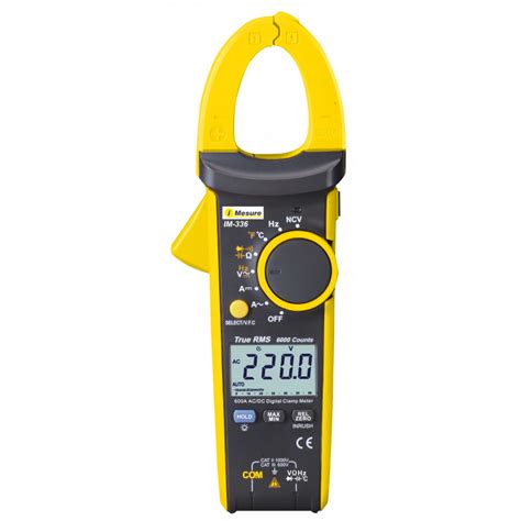 Pince multimètre numérique TRMS 600A AC DC 750V AC 1000V DC IMESURE