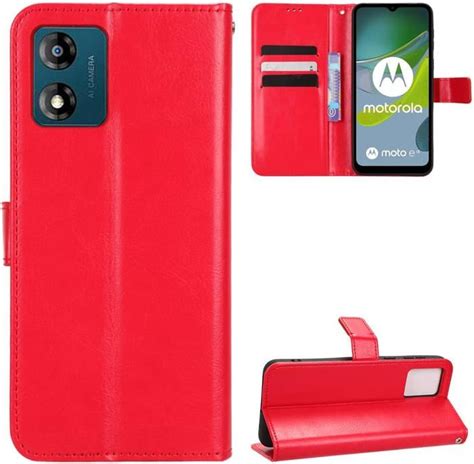 Coque Cuir Flip Phone Housse Pour Motorola Moto E G Etui Cover