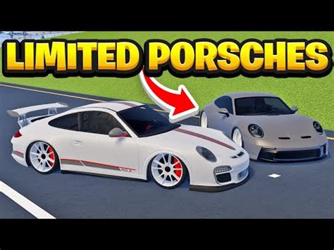 New Porsche Limiteds In Roblox Driving Empire Youtube