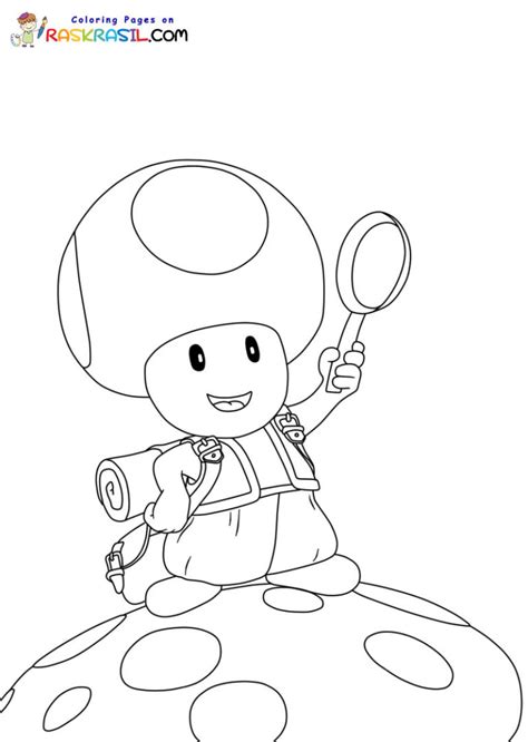 Disegni Di Toad Da Colorare