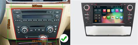 Autoradio Android 9 0 écran tactile DVD GPS BMW Serie 3 Auto Media fr