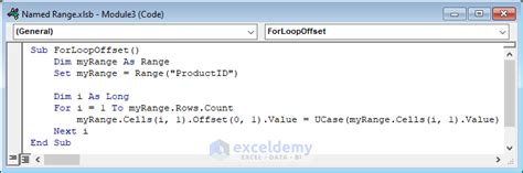 Excel Vba To Loop Through Named Range Suitable Examples