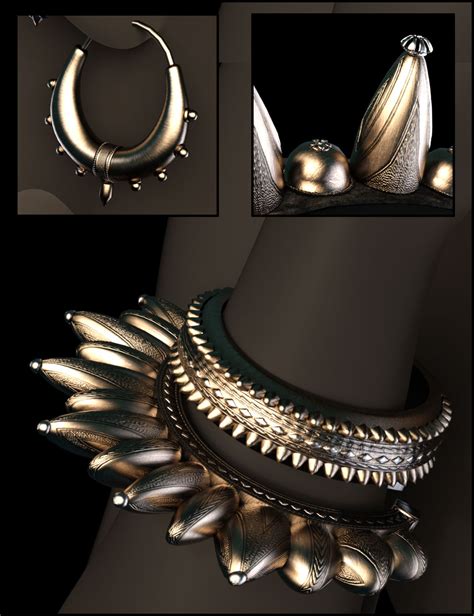 Desert Witch Jewelry Trove Set 2 For Genesis 9 Daz 3d