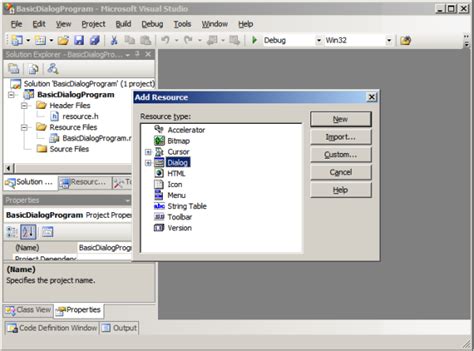 A Dialog Based Win32 C Program Step By Step CodeProject