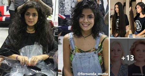 Cabelos Antes E Depois Facebook Cabelo Curto