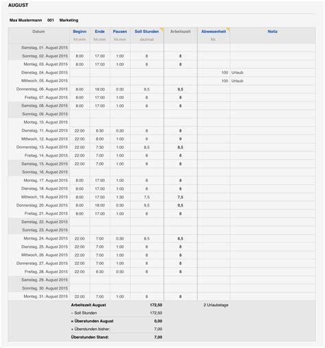 Stundenaufzeichnung Vorlage Excel Bewundernswert Numbers Vorlage